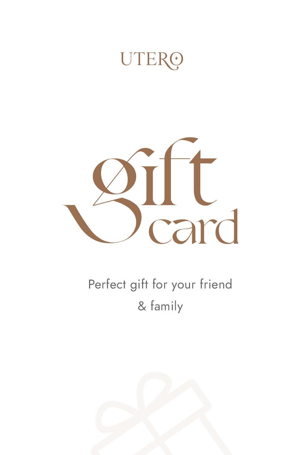 Utero Gift Card - idealstatues.com